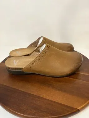 Dansko | Shoes | Dansko Leather Mule Clogs Brown Slip On Comfort Shoes ...
